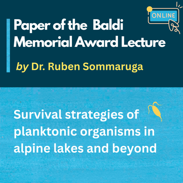 Baldi Award Paper – SIL-International Society of Limnology